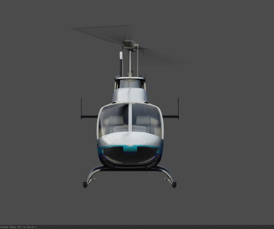 3d bell 206 model