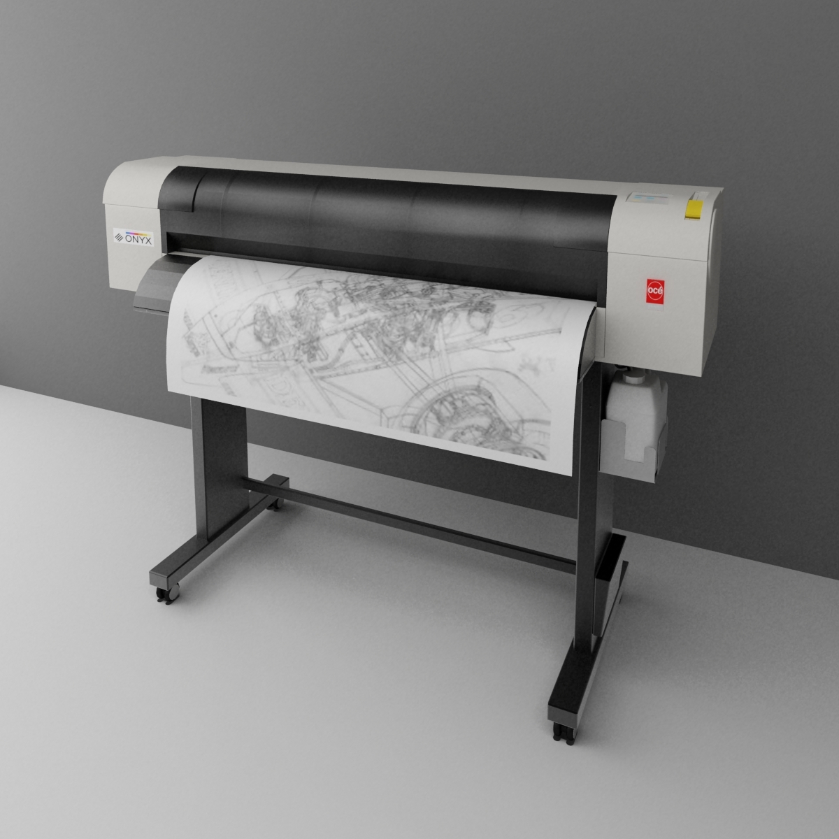 plotters oce 3d model