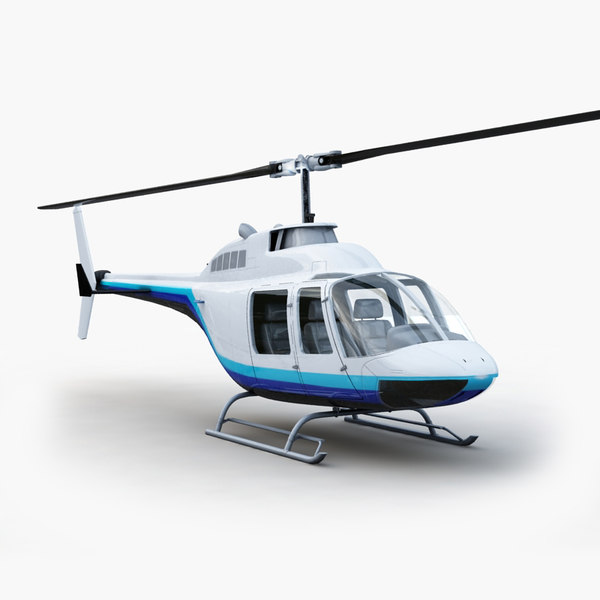 3d bell 206 model
