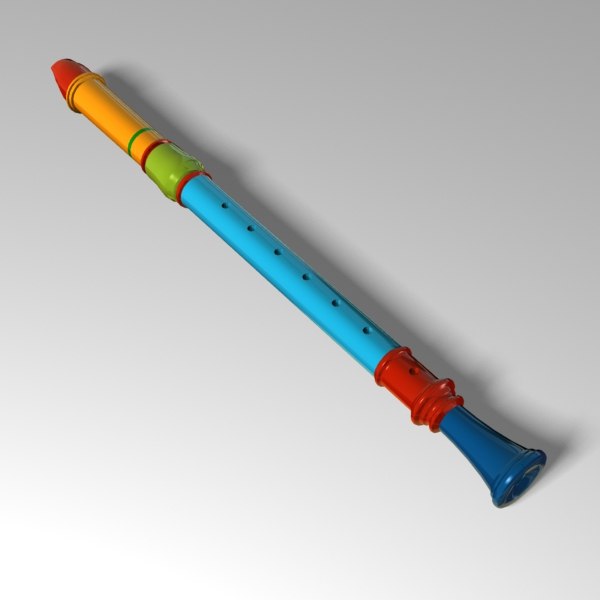 3d toy recorder model