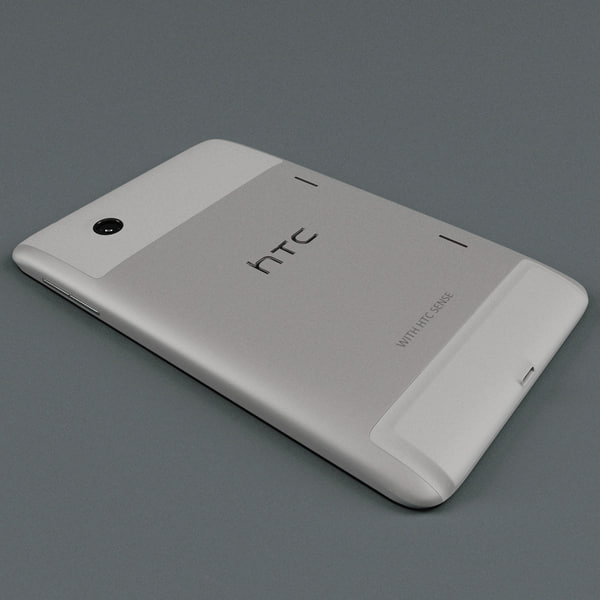 htc flyer tablet 3d model