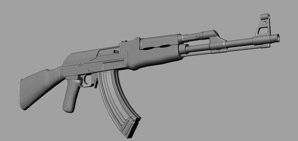 3d ak47 ak model
