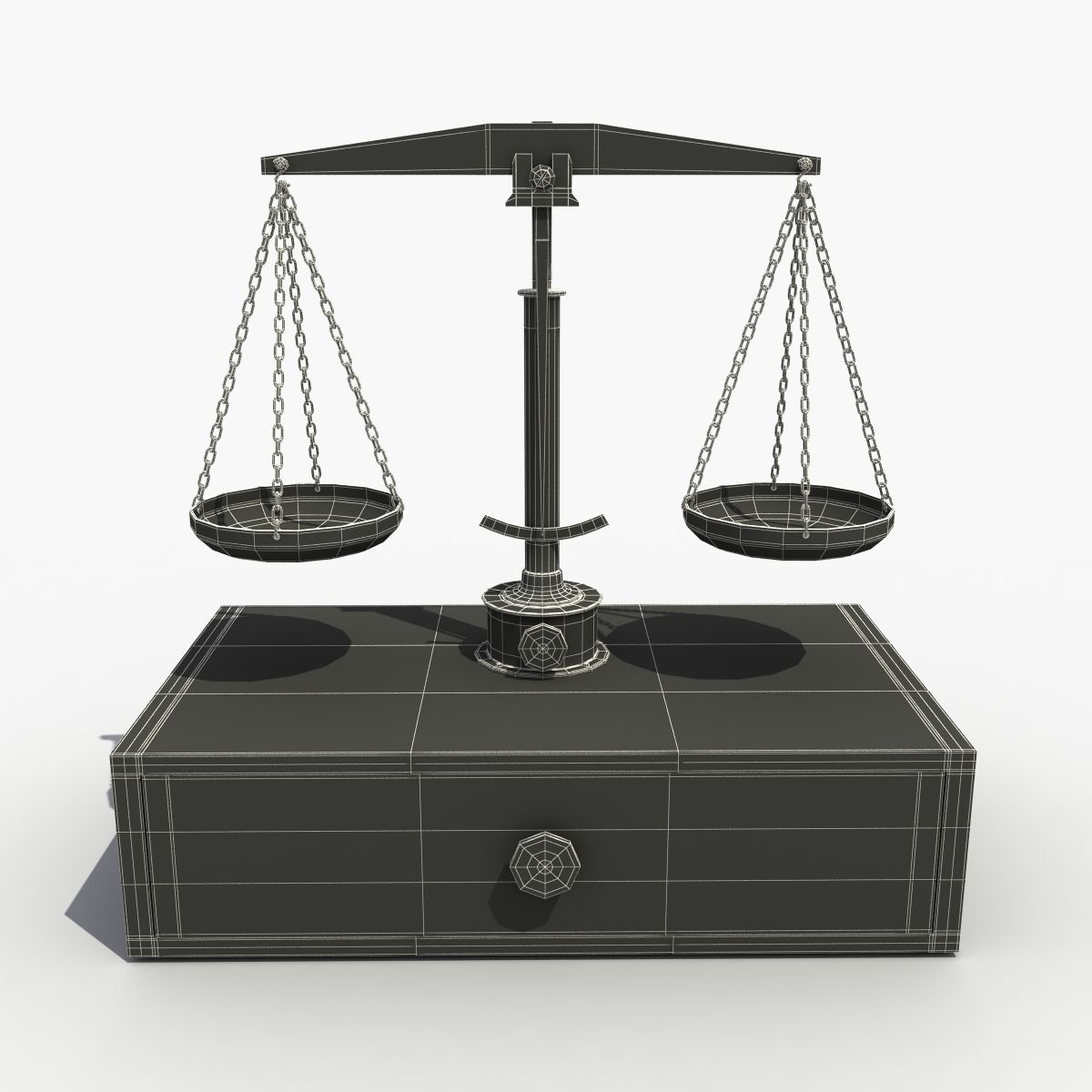 modèle 3D de Balance ancienne - TurboSquid 608041