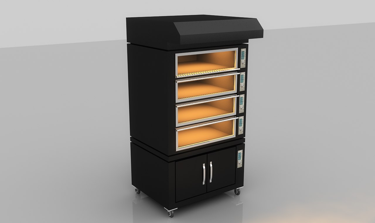 3d model oven