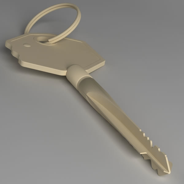 3d model key 07