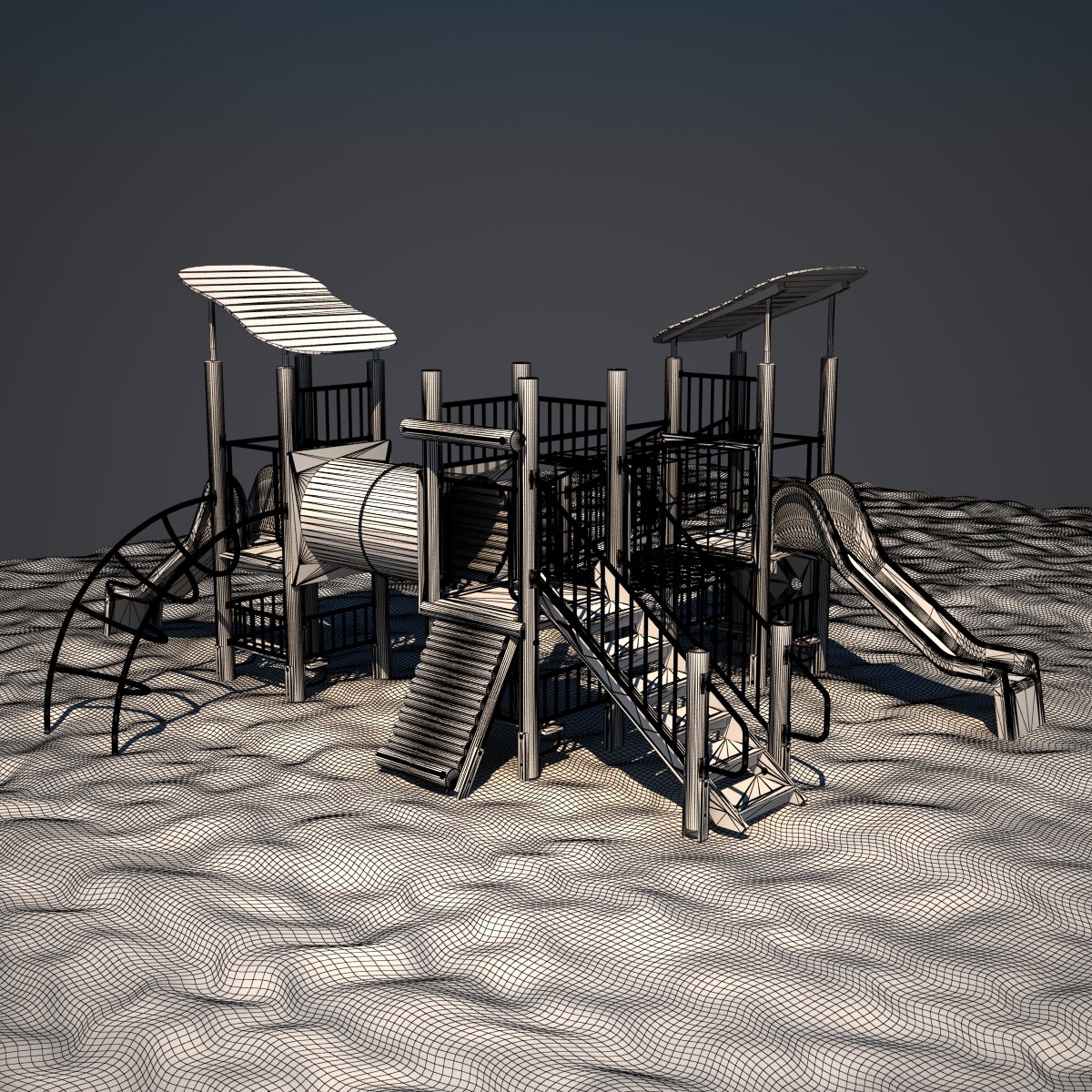 children playground 3d model