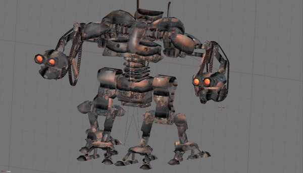 mech centaur obj