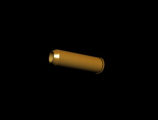 3d model bullet shell