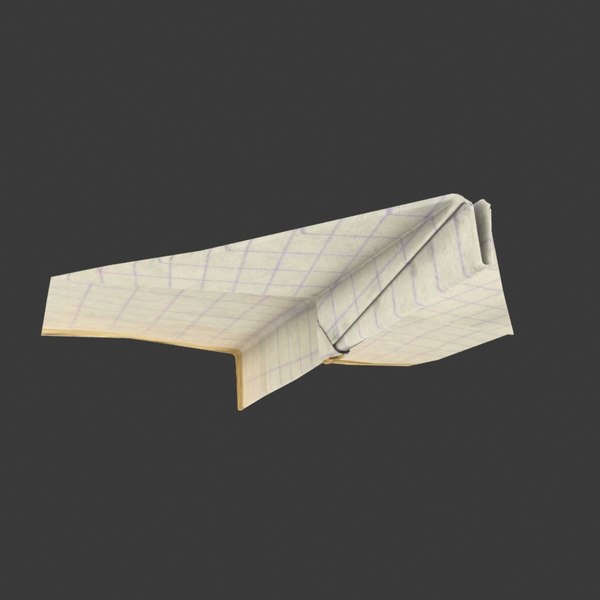 3ds max paper plane