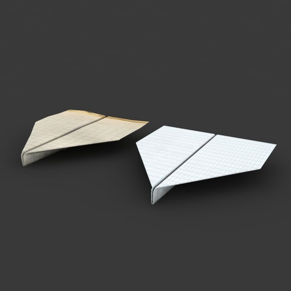 3ds max paper plane