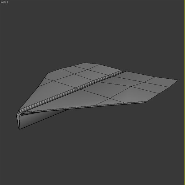 3ds max paper plane