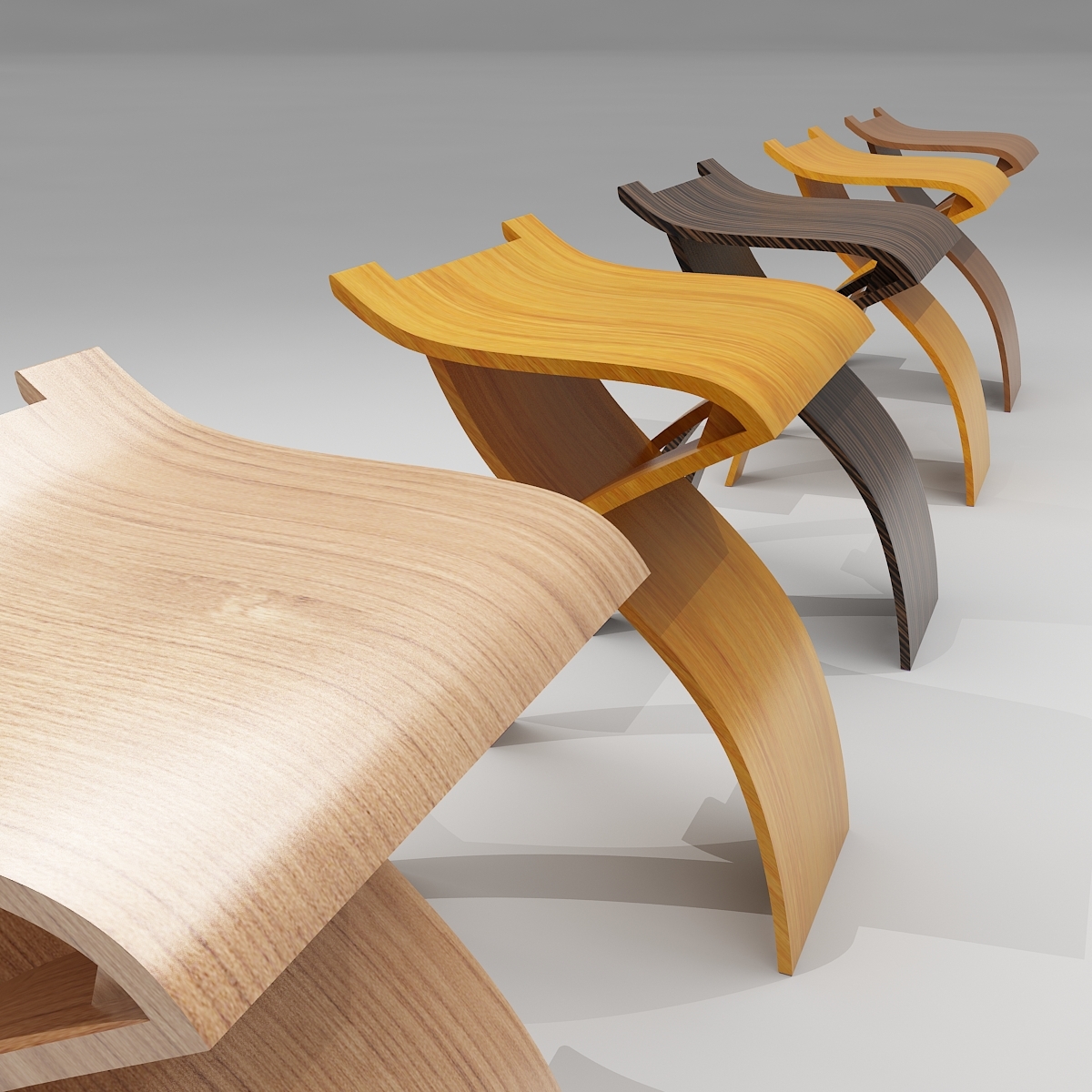 3ds max flow stool bar