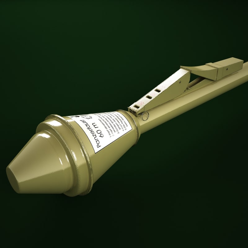 panzerfaust 60 3d model