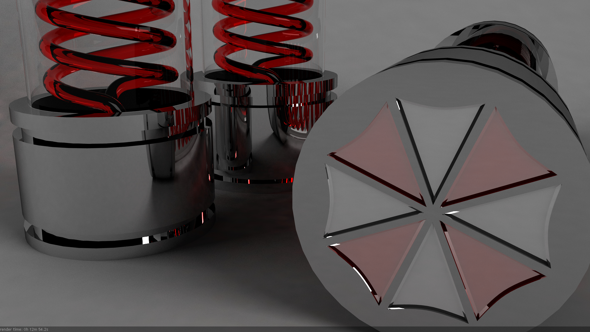 3d virus t-virus umbrella resident model