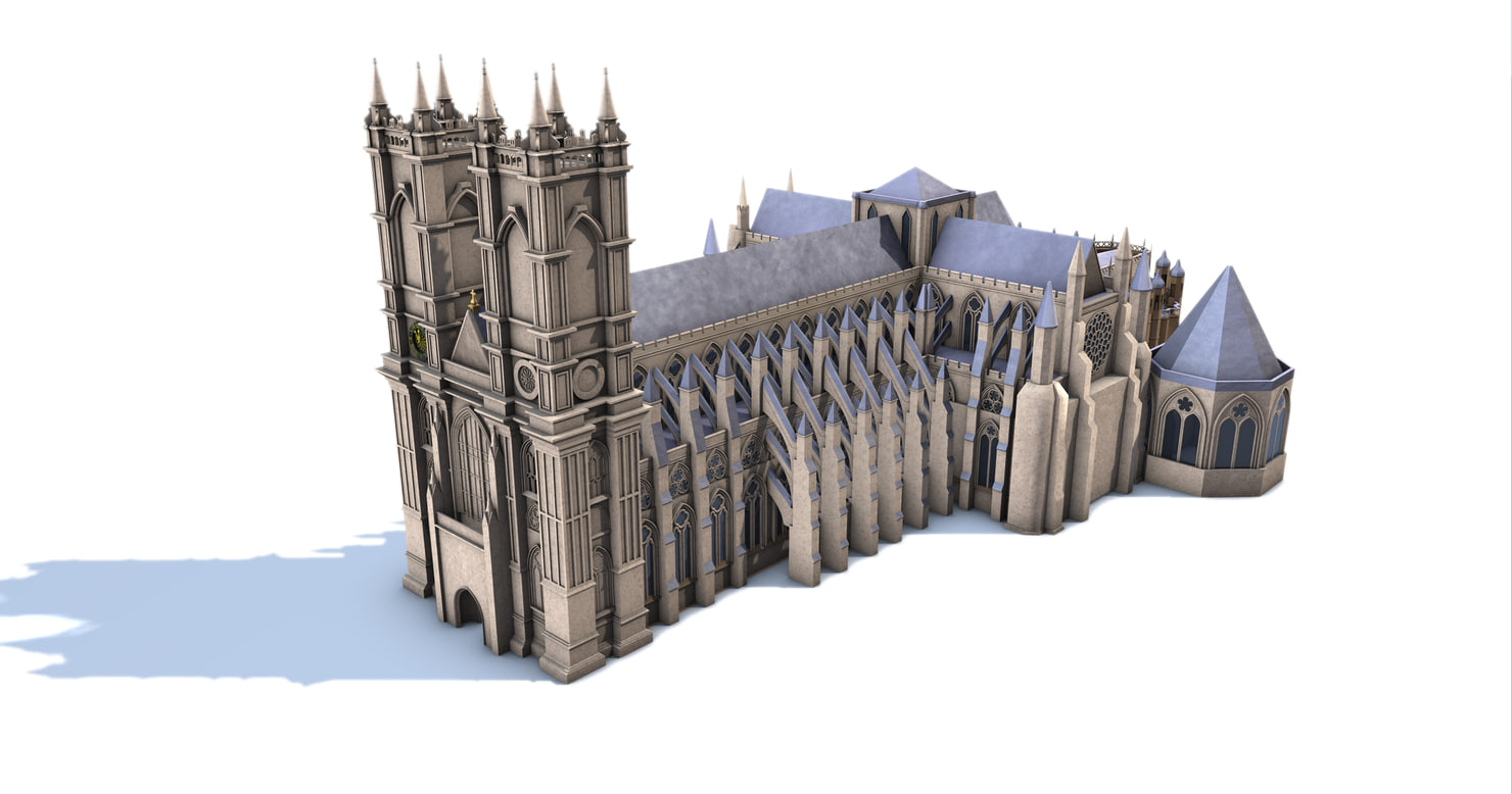 3d model of westminster abbey church