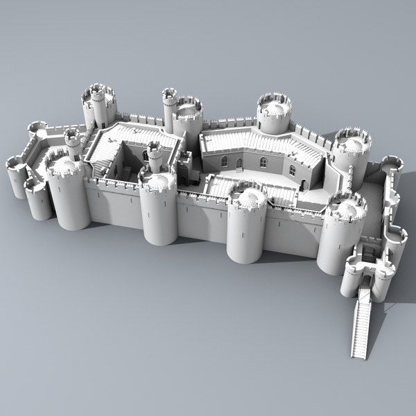 3ds max castle conwy