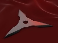 bo-shuriken ninja stars 3d ige