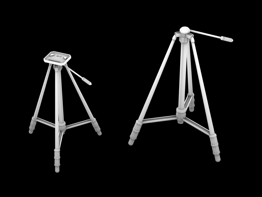 3d tripods model