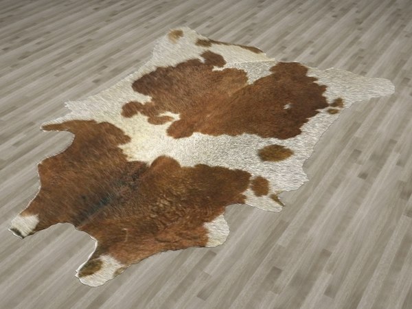 3d fur rug animals skin