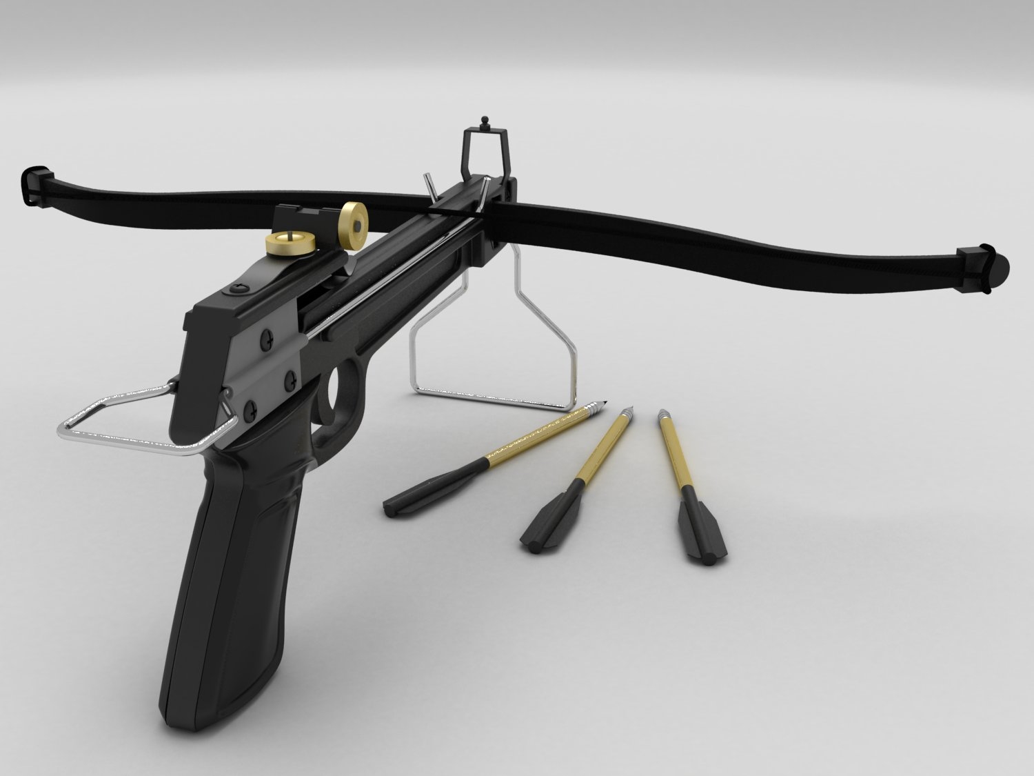3d hand crossbow