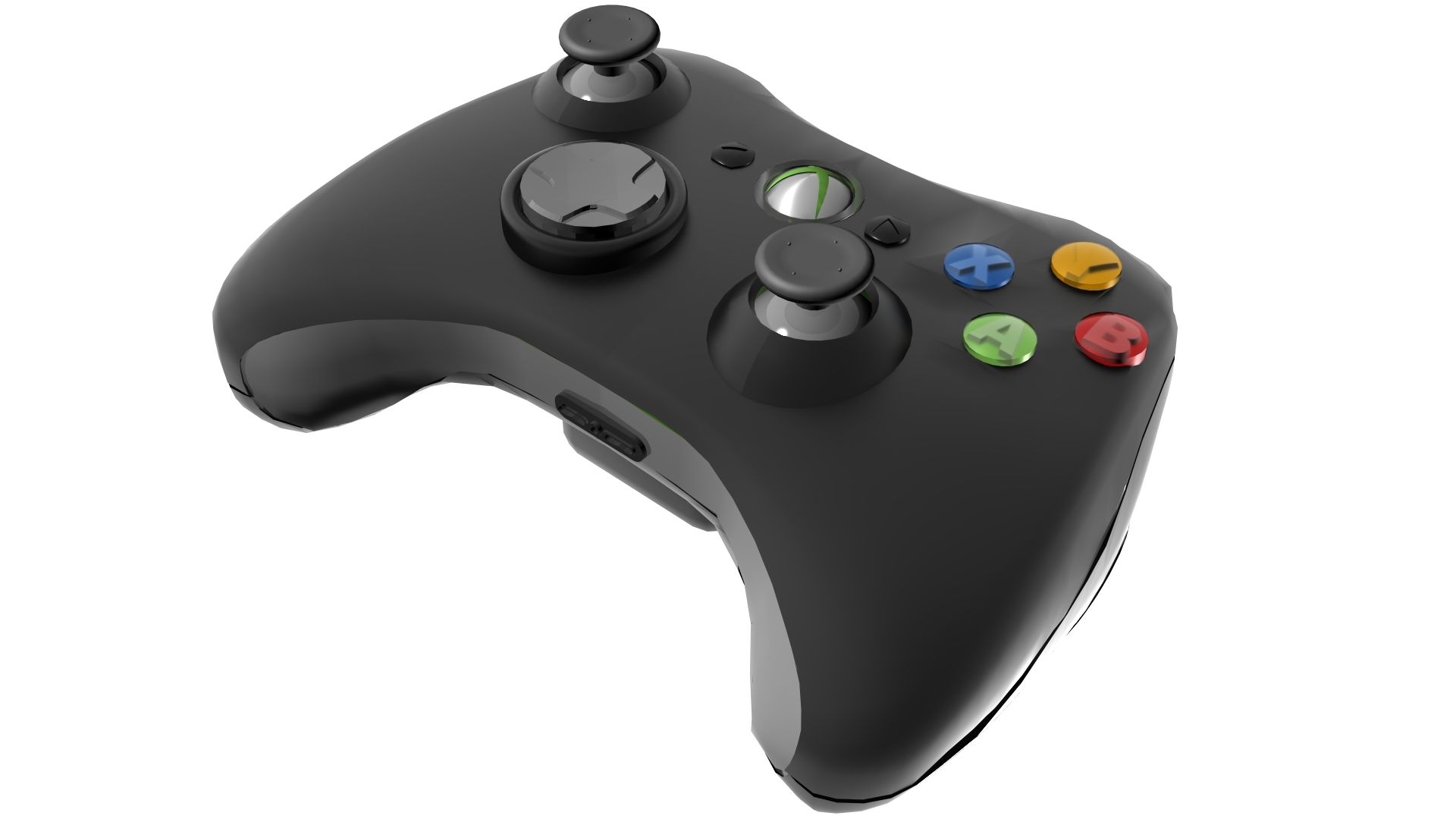 3d xbox 360 controller model