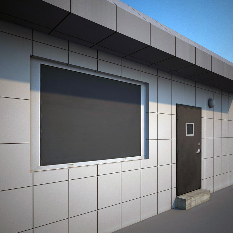 3d model guard building