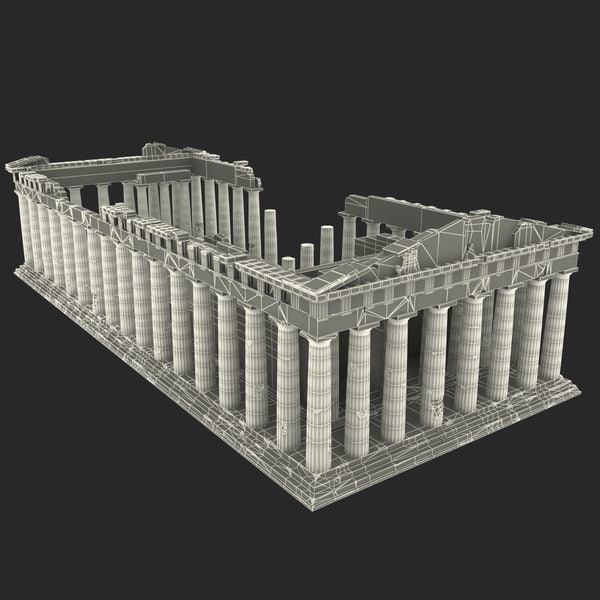 parthenon v2 3d model