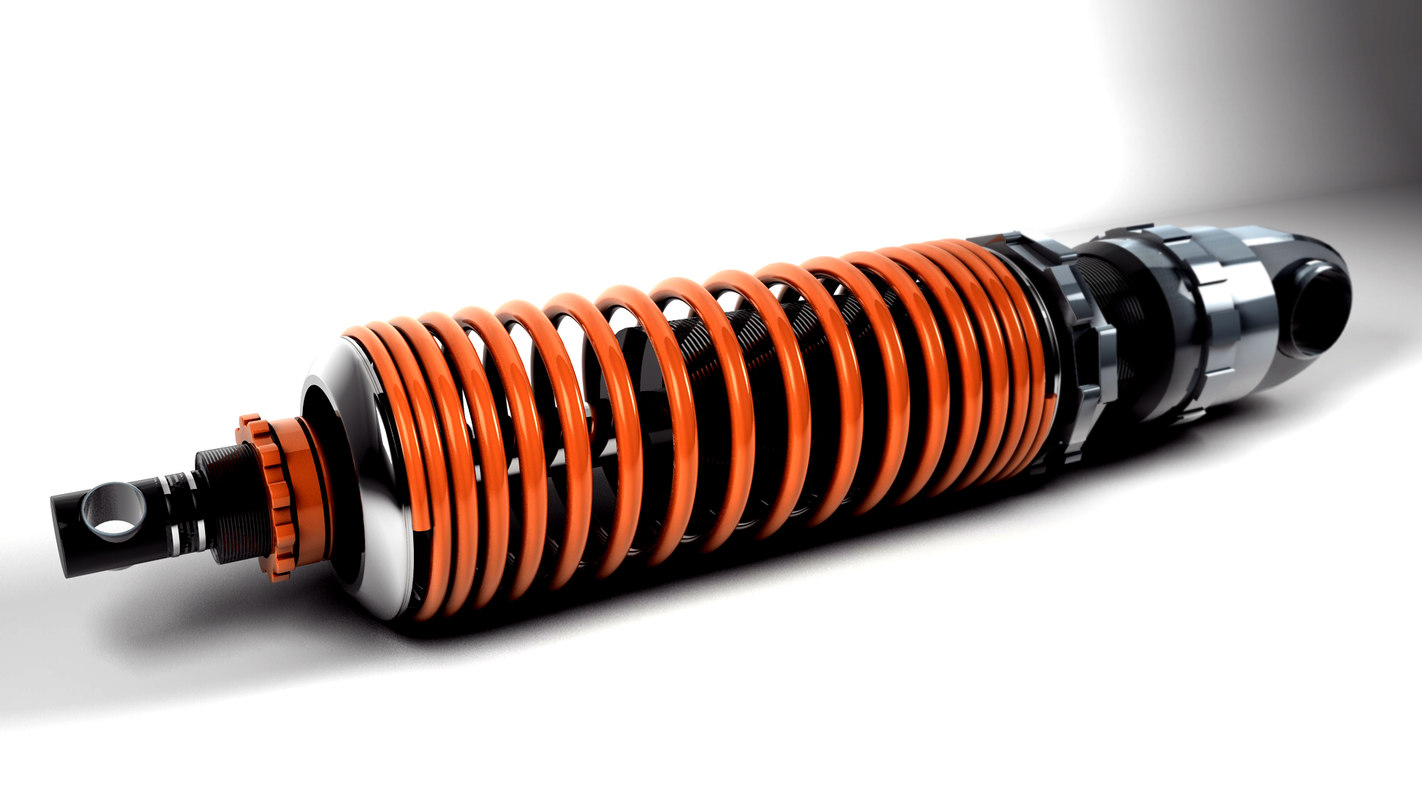 3d shock strut model