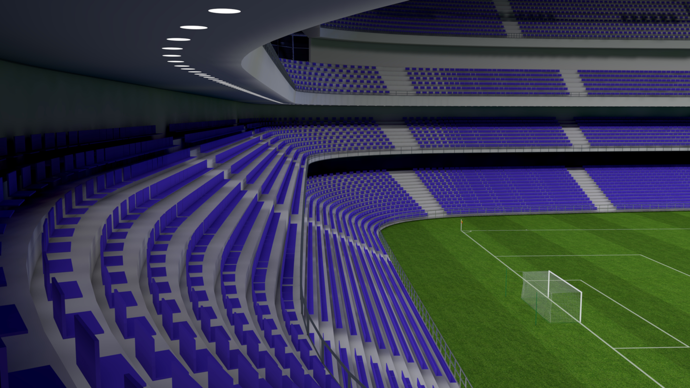 fantasy stadium 3d c4d