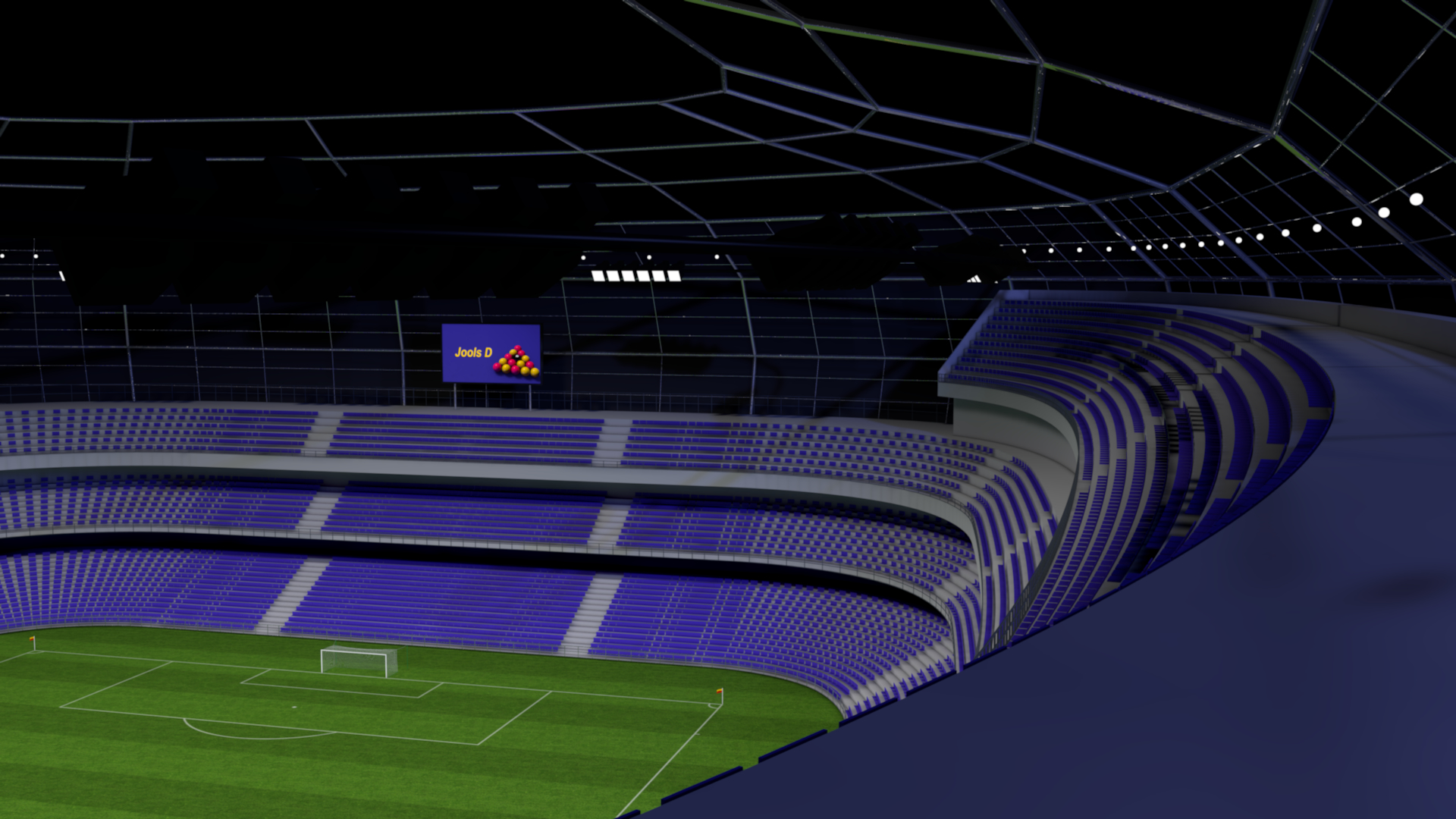 fantasy stadium 3d c4d