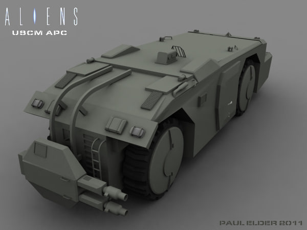 apc aliens interior 3d max