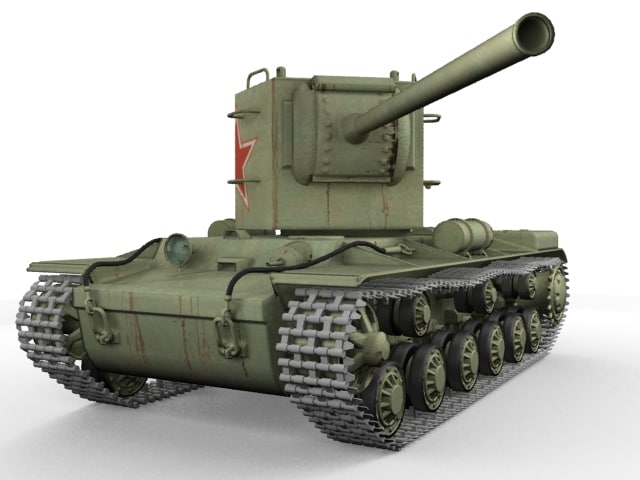gun kv 2 3d max