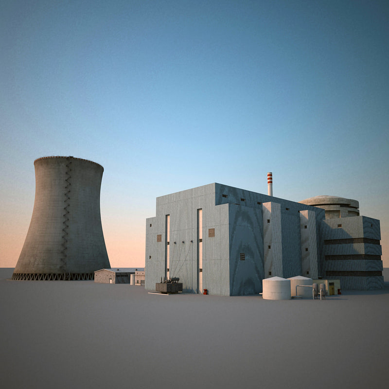 3d nuclear power plant v3