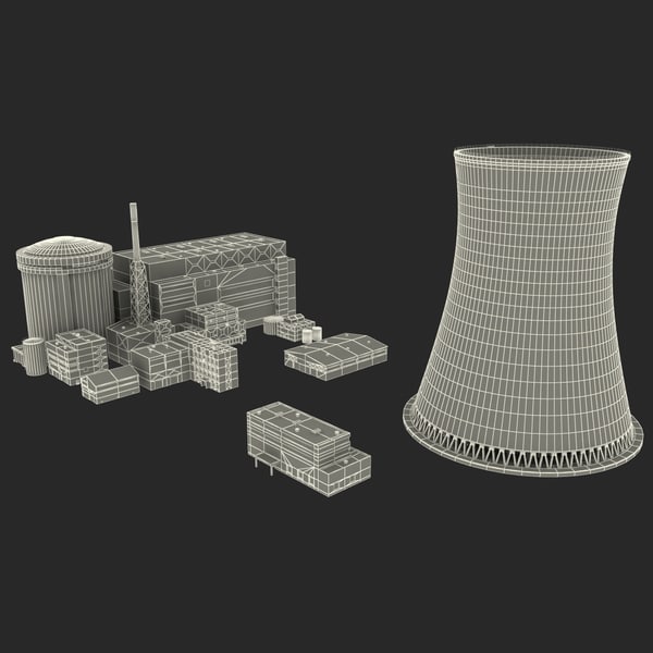 3d nuclear power plant v3