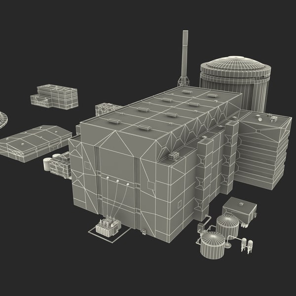 3d nuclear power plant v3