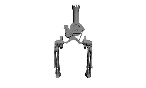 3d steam punk robot model
