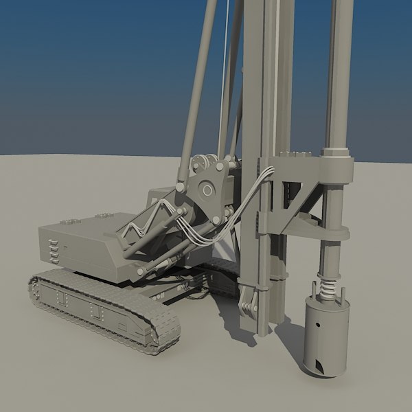 3dsmax drilling rig