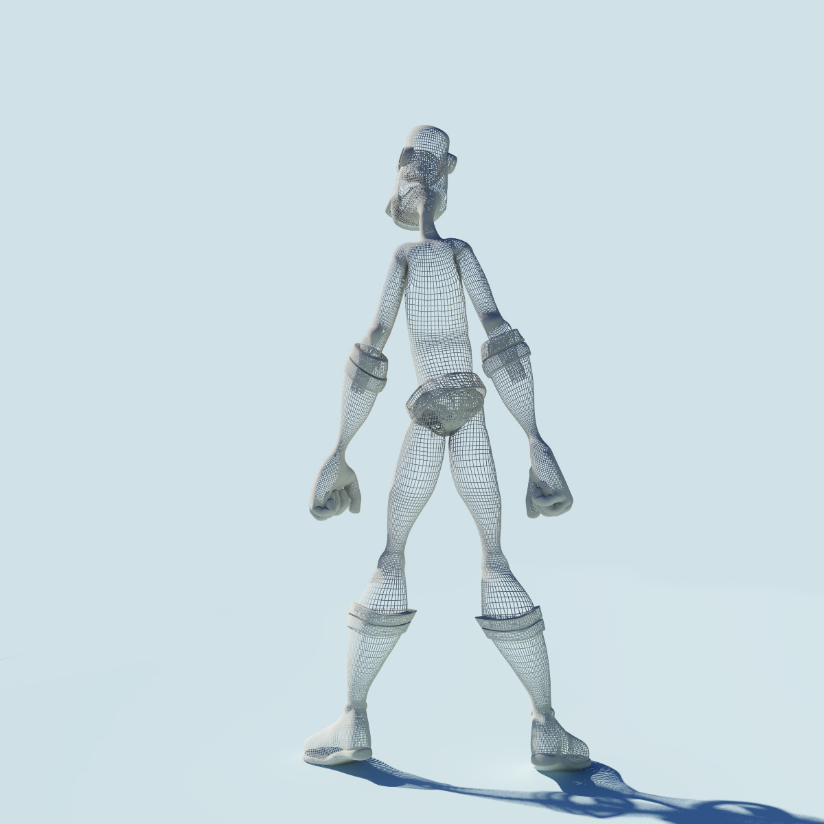 3d super hero model