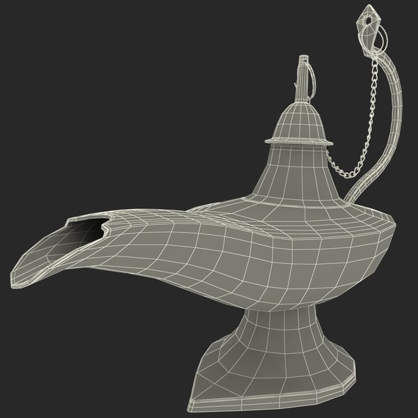 magic lamp 3d max