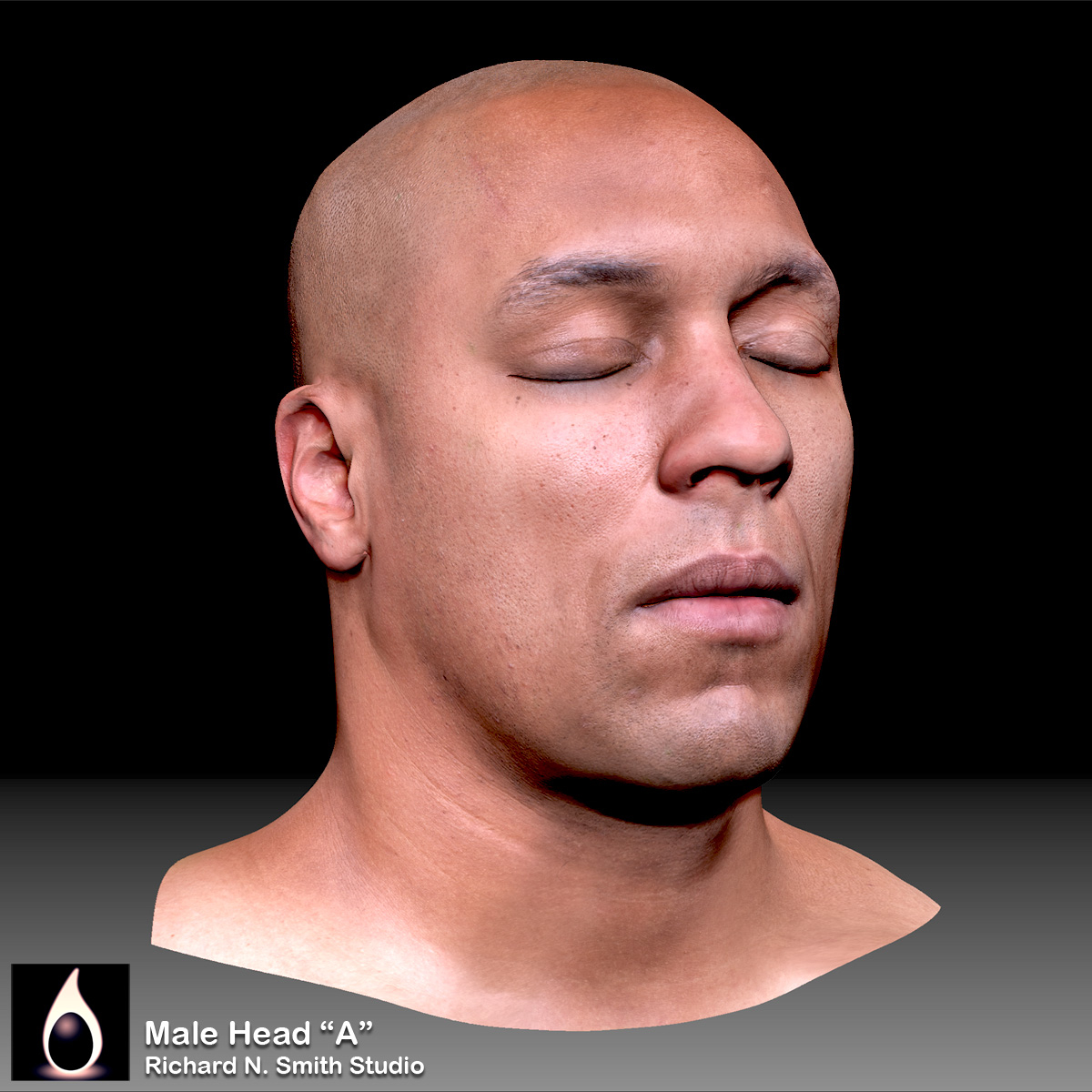male head 3ds