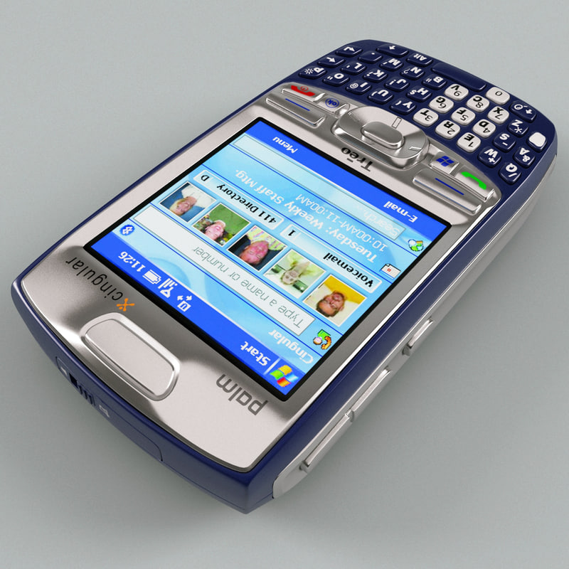 3d palm treo 750 blue