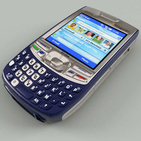 3d palm treo 750 blue