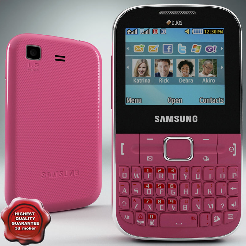 3dsmax samsung c3222 pink