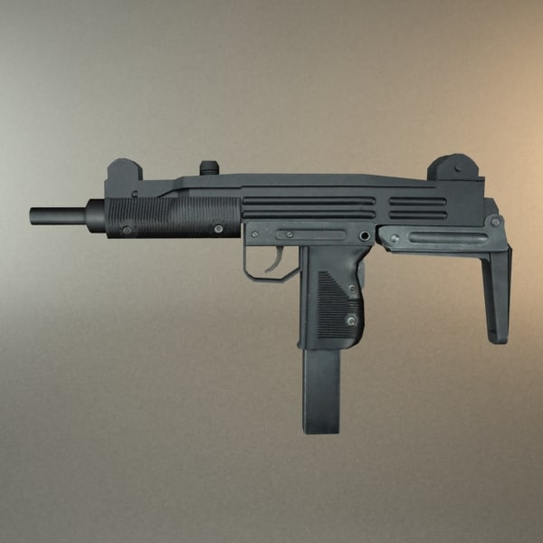 3d israeli uzi model