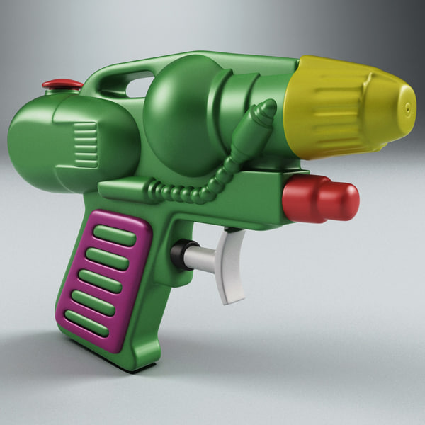 water gun v2 3d x