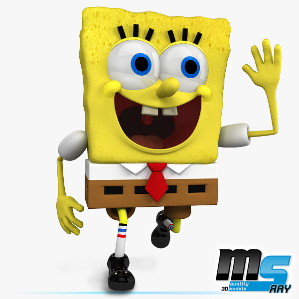 Spongebob Squarepants 3D Models for Download | TurboSquid