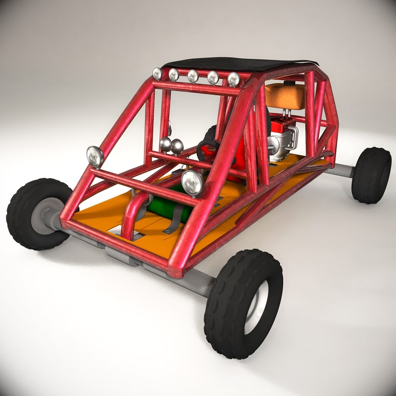 3d buggy car model