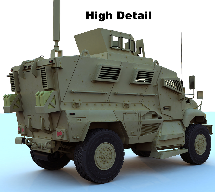 3D модель Maxxpro Dash Mrap автомобиль - TurboSquid 611170