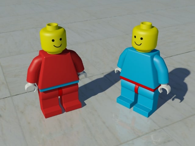lego man 3d model