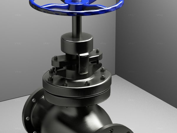 3d valve model